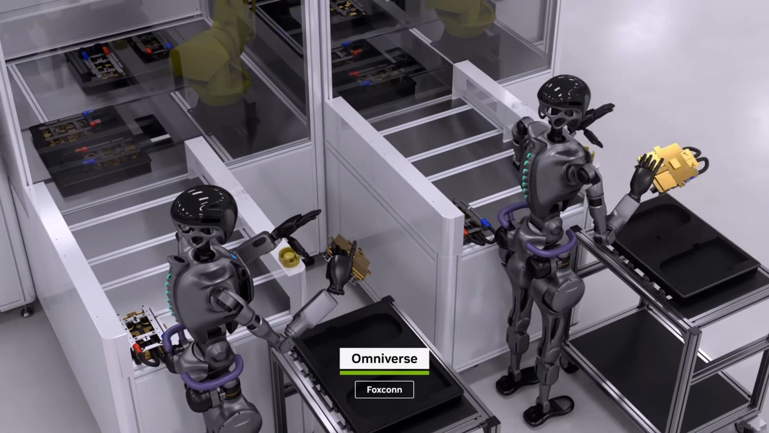 NVIDIA usará robots humanoides para fabricar ordenadores de IA