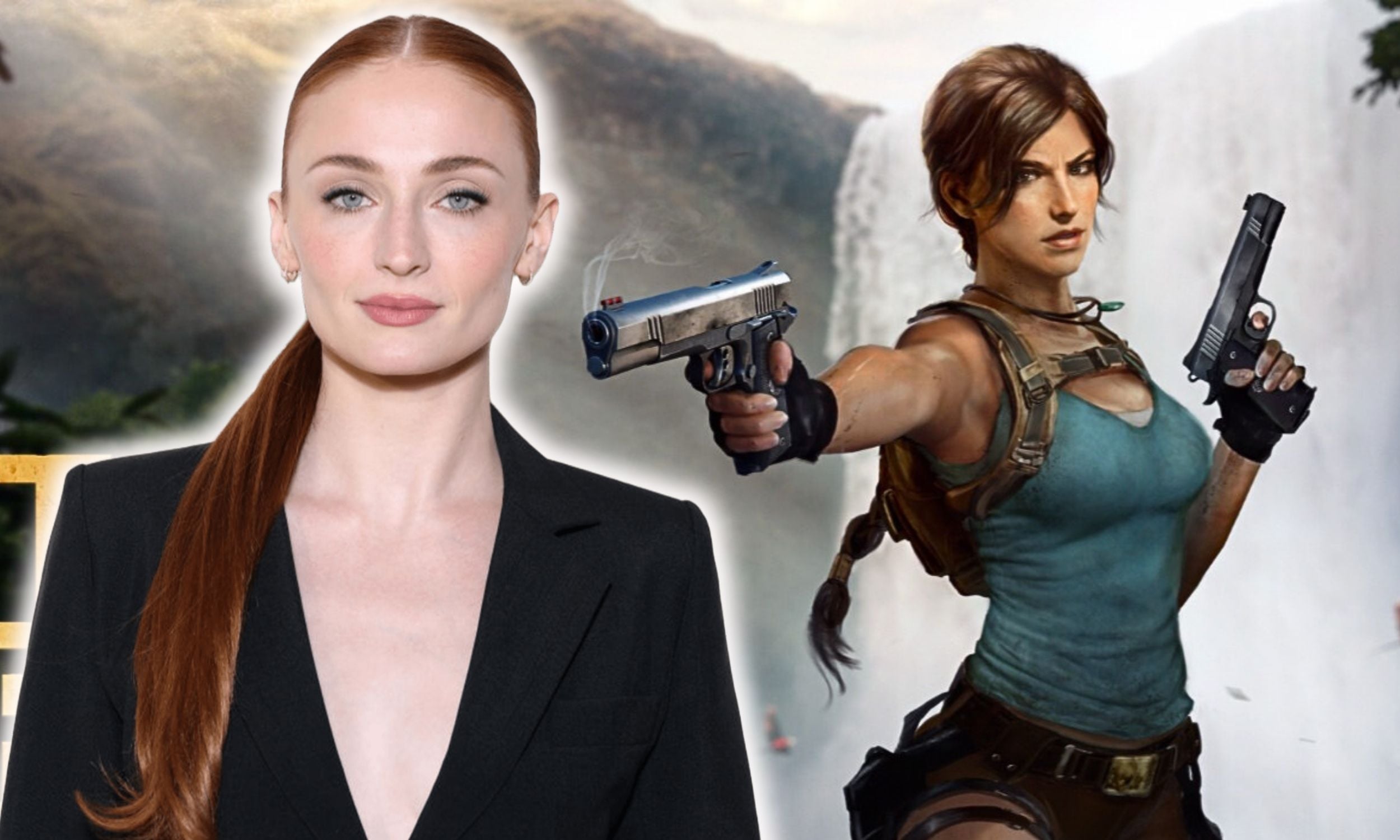 We have a new Lara Croft! First look at Sophie Turner in new Tomb Rider ...